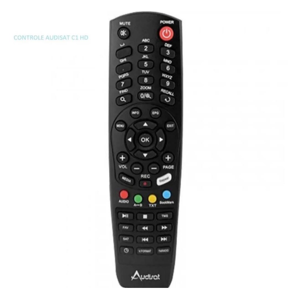 Controle Remoto Para Audisat C1 / Fbg-9013 | Shopee Brasil