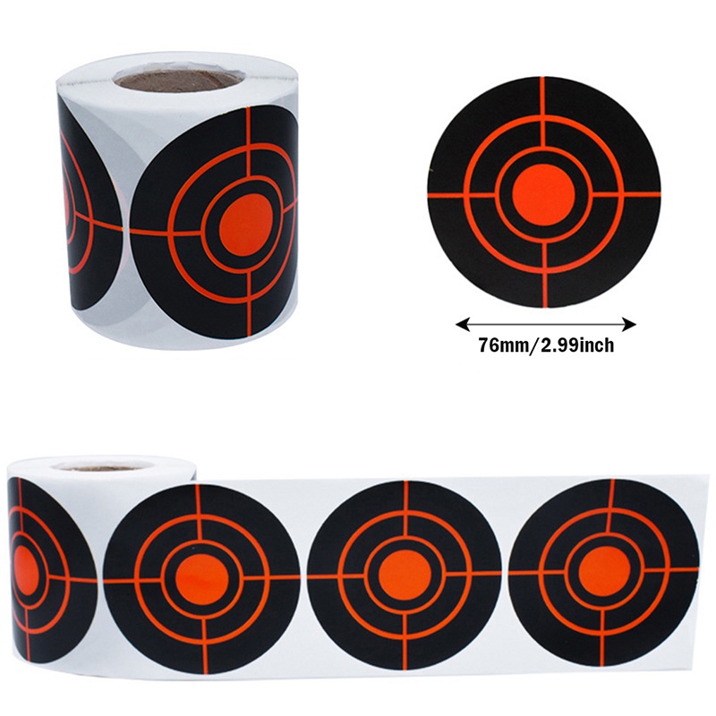 LUC 100pcs/Roll Target Adhesive Targets Splatter Adesivos Reativos Para ...