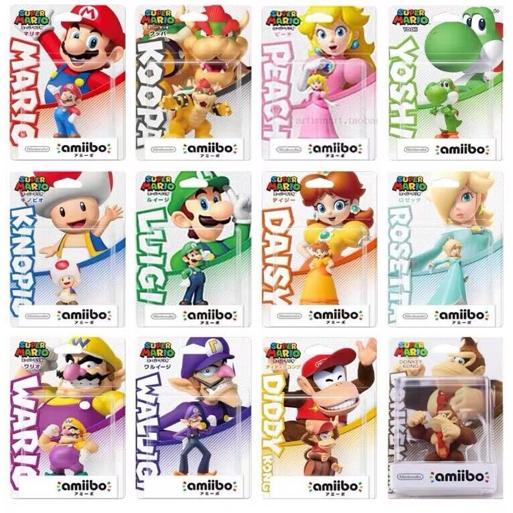 Interruptor Nintendo Original Mario Kart 8 Luigi Amiibo Figurines Novo ...