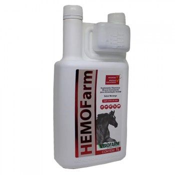 Hemofarm 1 Litro Suplemento Vitamínico - Biofarm | Shopee Brasil