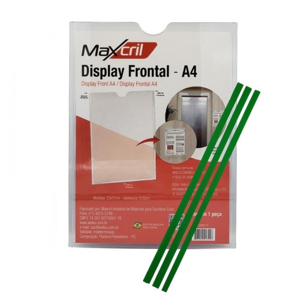 QUADRO MULTIUSO DE AVISOS A4 FOLHETOS EXPOSITOR OFFICE FRONTAL PARA ...