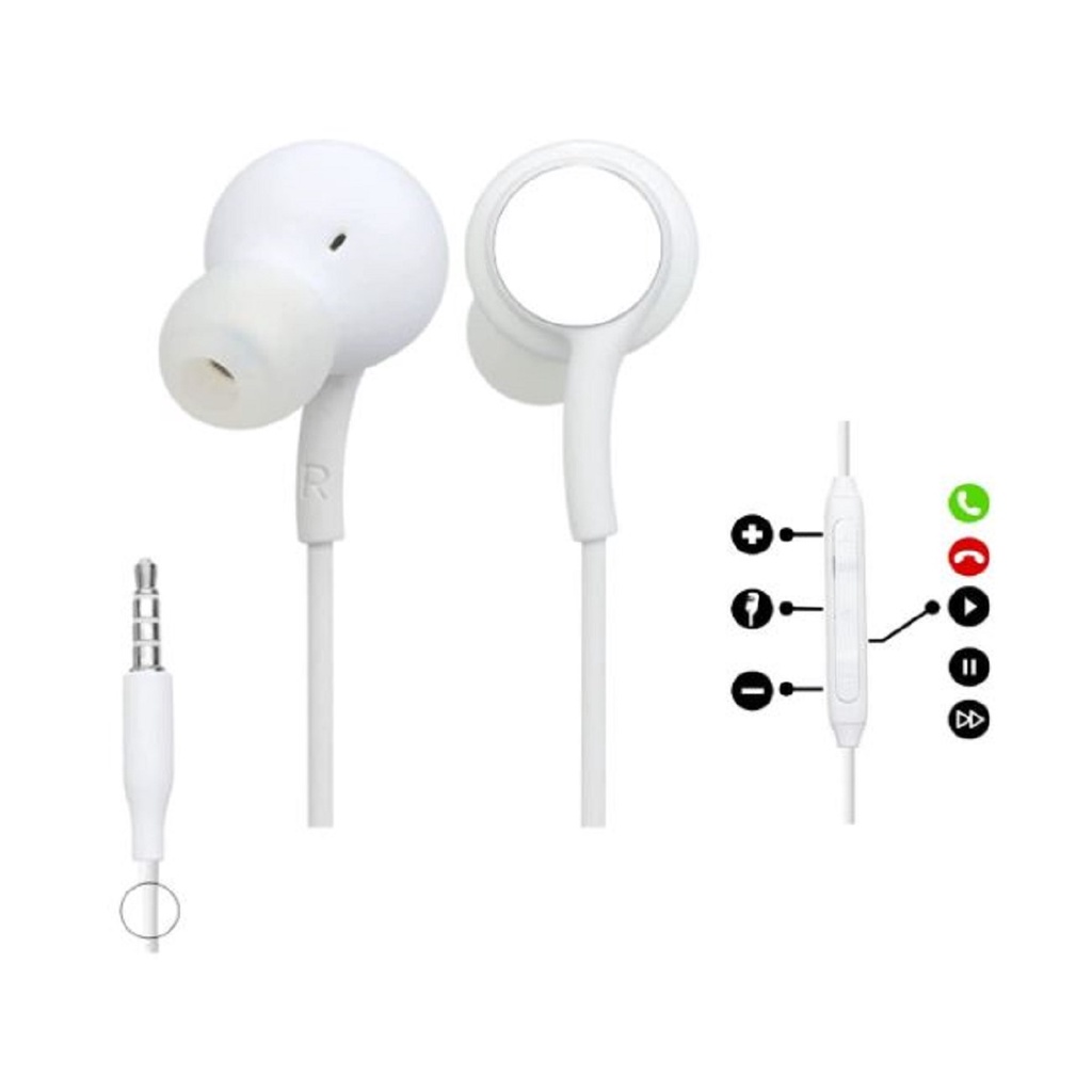 Fone Com Fio E Microfone Som Alto Graves Potentes Claro | Shopee Brasil
