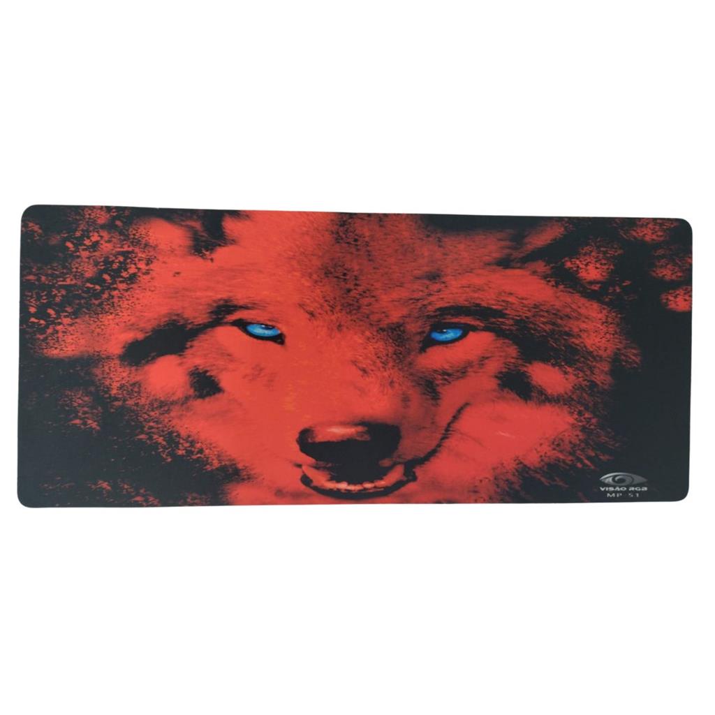 Mouse Pad Gamer Neopreme Mp-51 Lobo Xg 2mm 700x300mm | Shopee Brasil