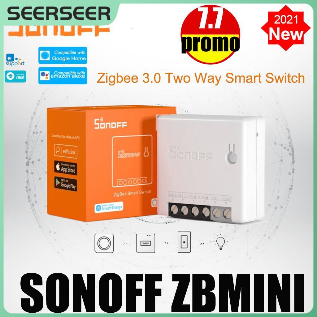 Sonoff Zb Mini Zigbee 3.0 Diy Inteligente Interruptor de Duas Vias ...