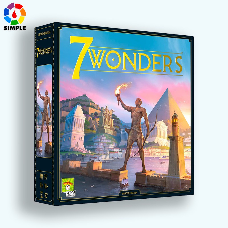 7 Wonders Board Game (BASE GAME) - New Edition | Family Board Game ...