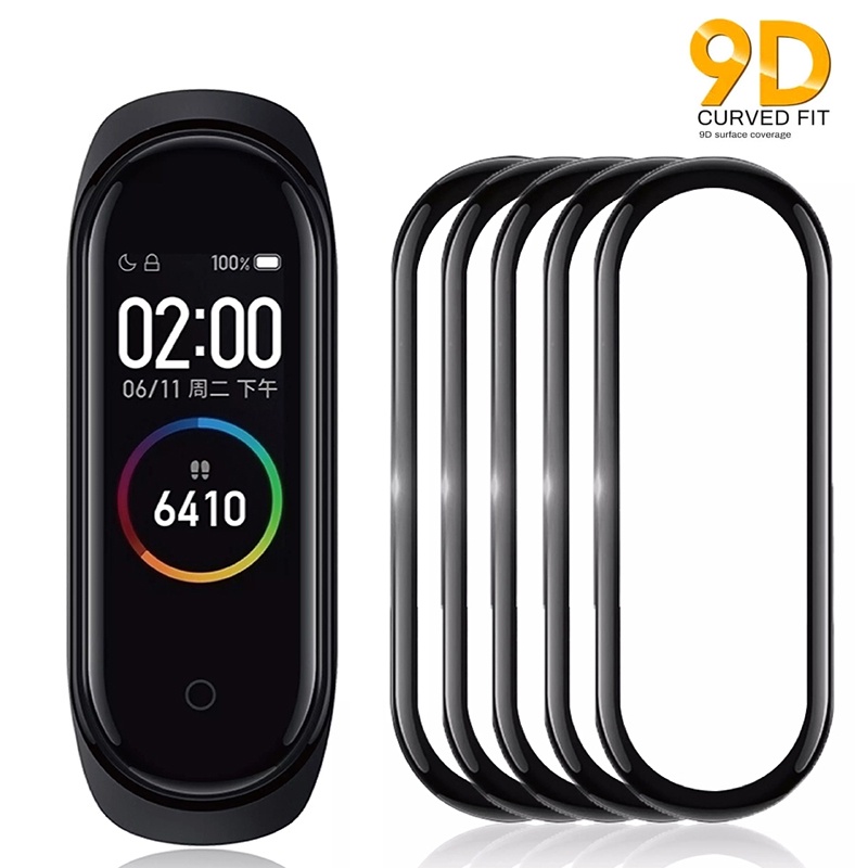 Protetor De Tela Para Xiaomi Mi band 7 6 5 4 Acessórios De Vidro De Correia Miband5 miband6 ...