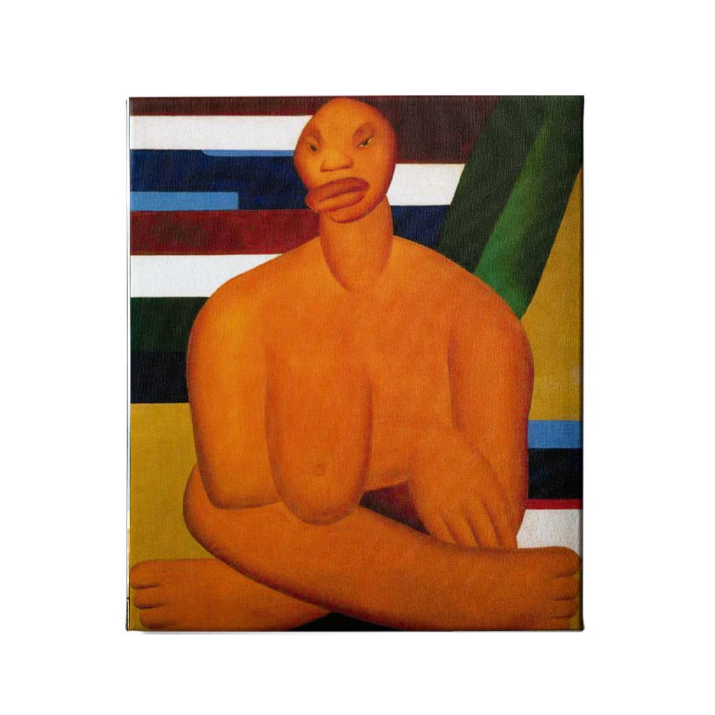Quadro Decorativo Tarsila do Amaral A Negra | Shopee Brasil