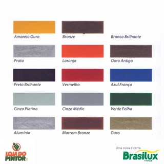 Tinta Direto na Ferrugem 3,6l Brasilux Escolha sua Cor | Shopee Brasil