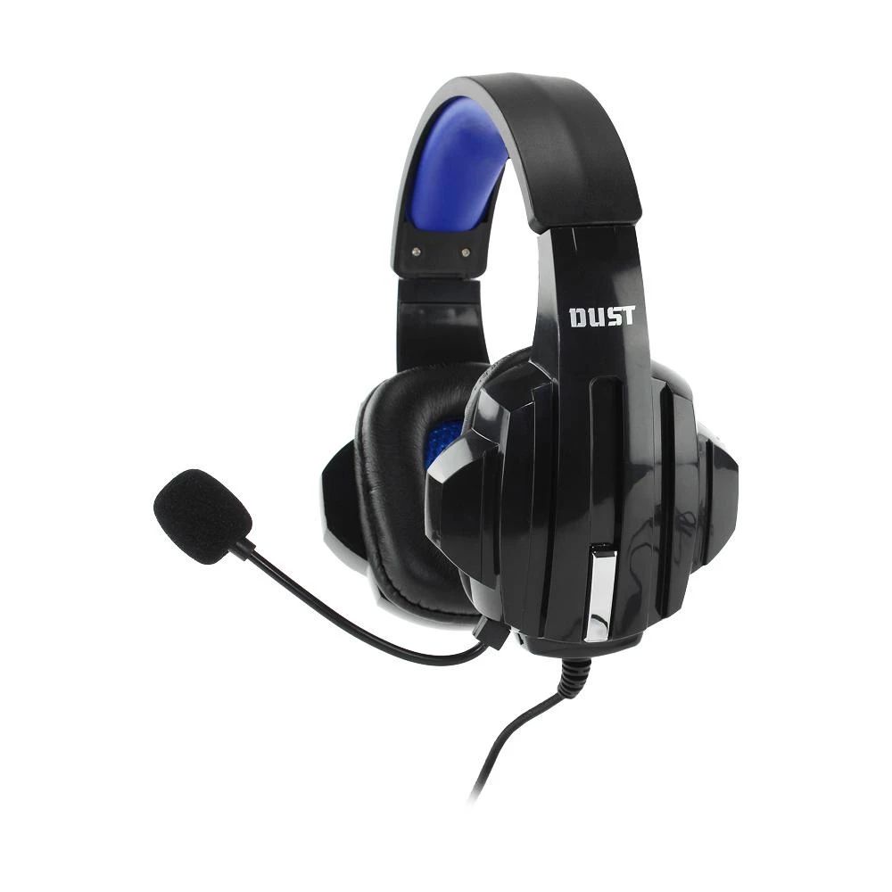 Fone de Ouvido Dust pro X36 Preto Gamer Headset Ajustavel com Cabo ...