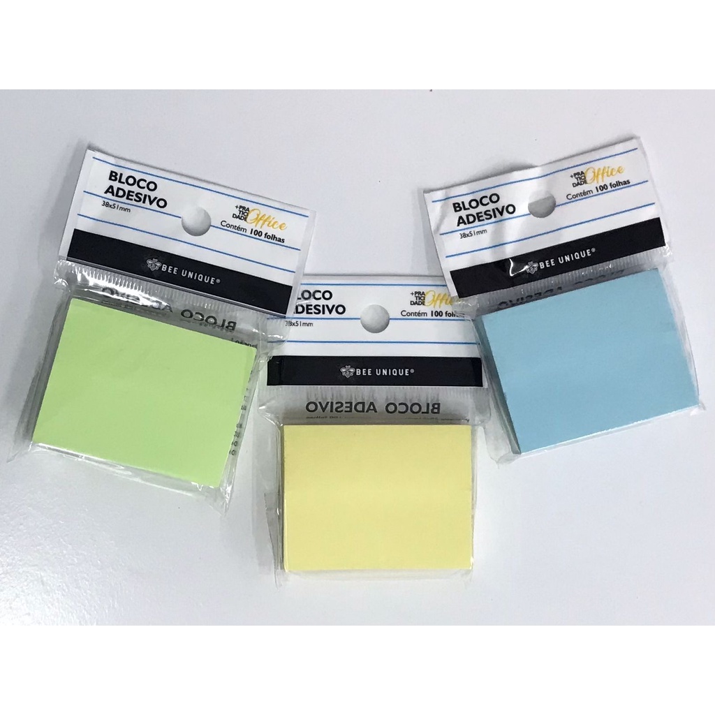 Post It Cores Variadas - Bee Unique | Shopee Brasil
