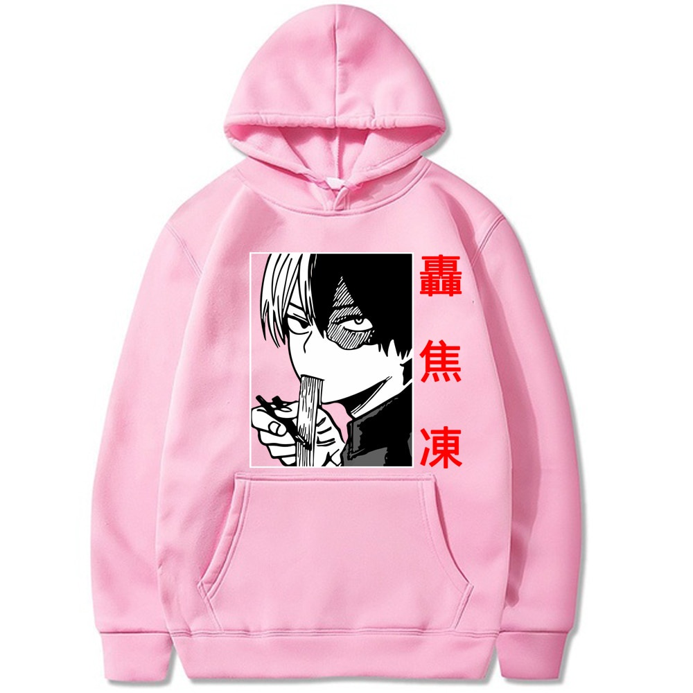 Blusa Moletom Canguru My Hero Academia Shoto Todoroki Ramen | Shopee Brasil