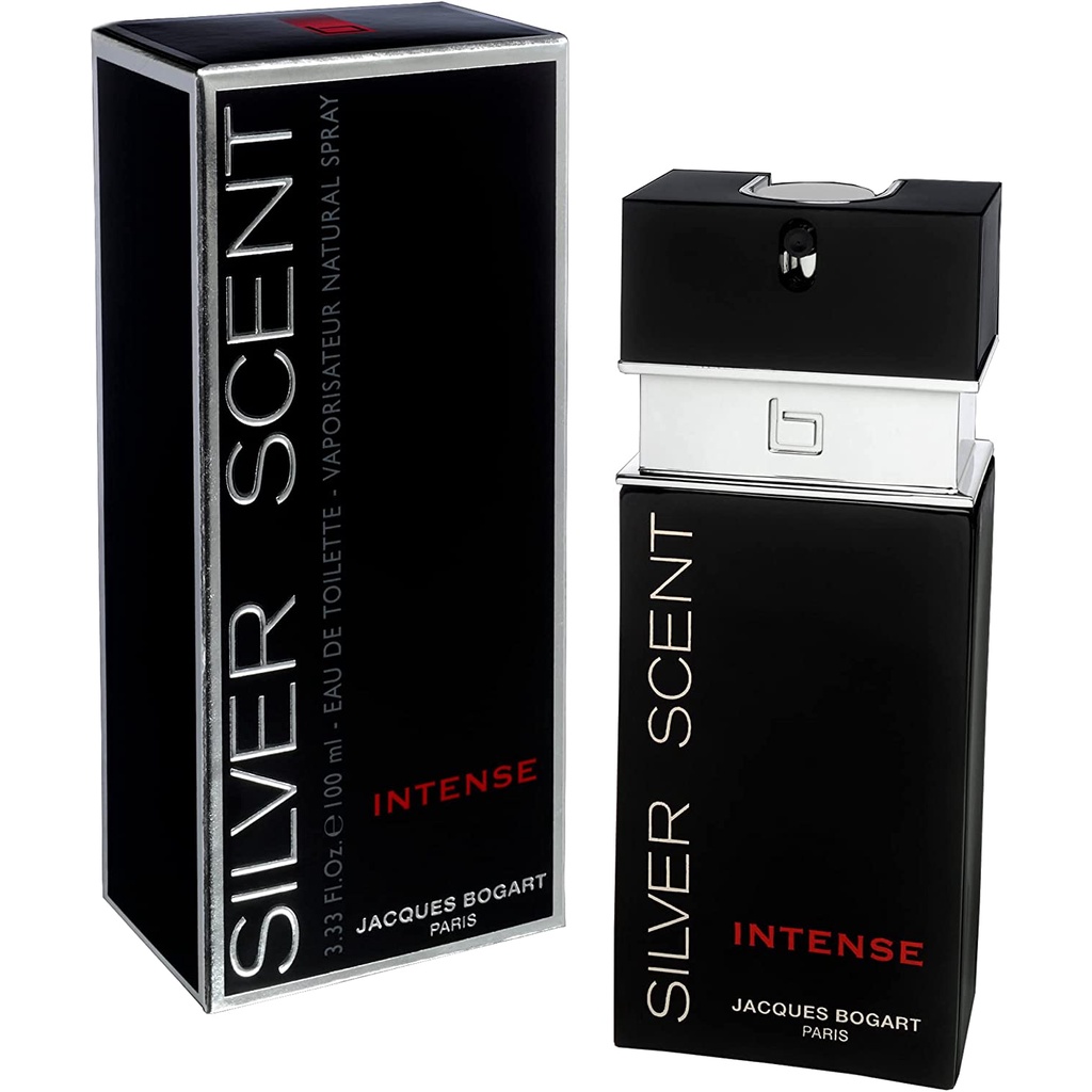 Perfume Silver Scent Intense Jacques Bogart Original 100 mL | Shopee Brasil