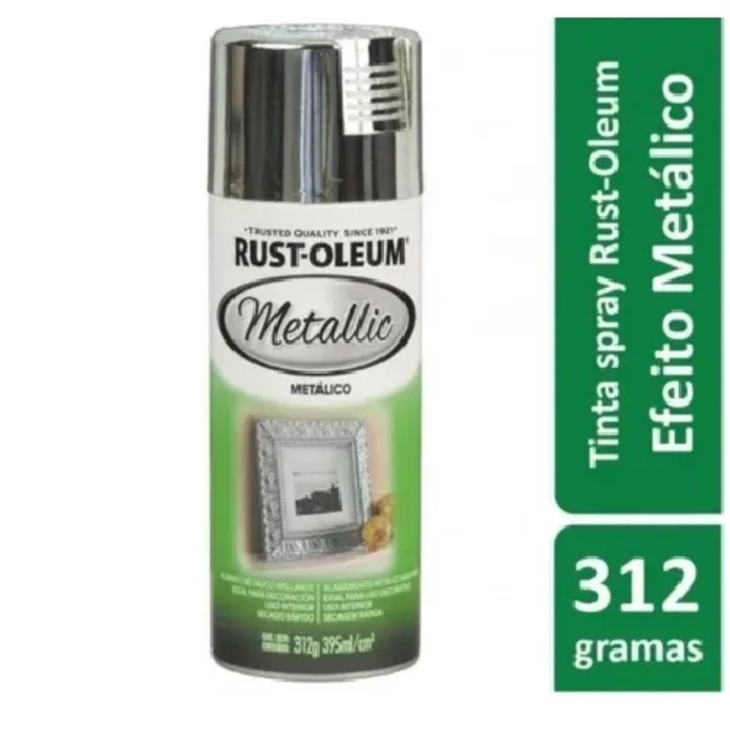 Tinta Spray Metallic Cromo Rust Oleum | Shopee Brasil