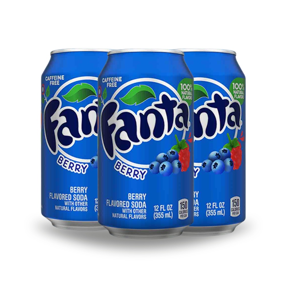 Fanta Blueberry Mirtilo Refrigerante Importado dos EUA (3 Unidades ...