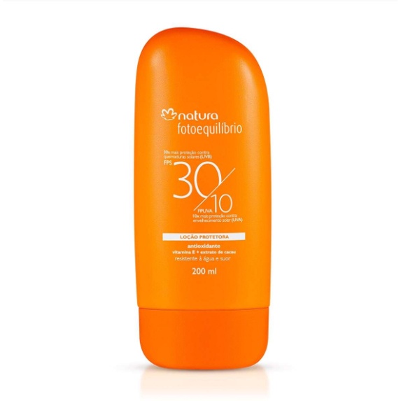 Protetor Solar Natura Fotoequilíbrio FPS 30/FPUVA 10, 200 ML | Shopee ...