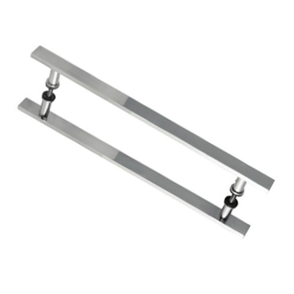 Puxador de Porta Pivotante Barra Chata Aluminio 40cm LIDER METAIS ...