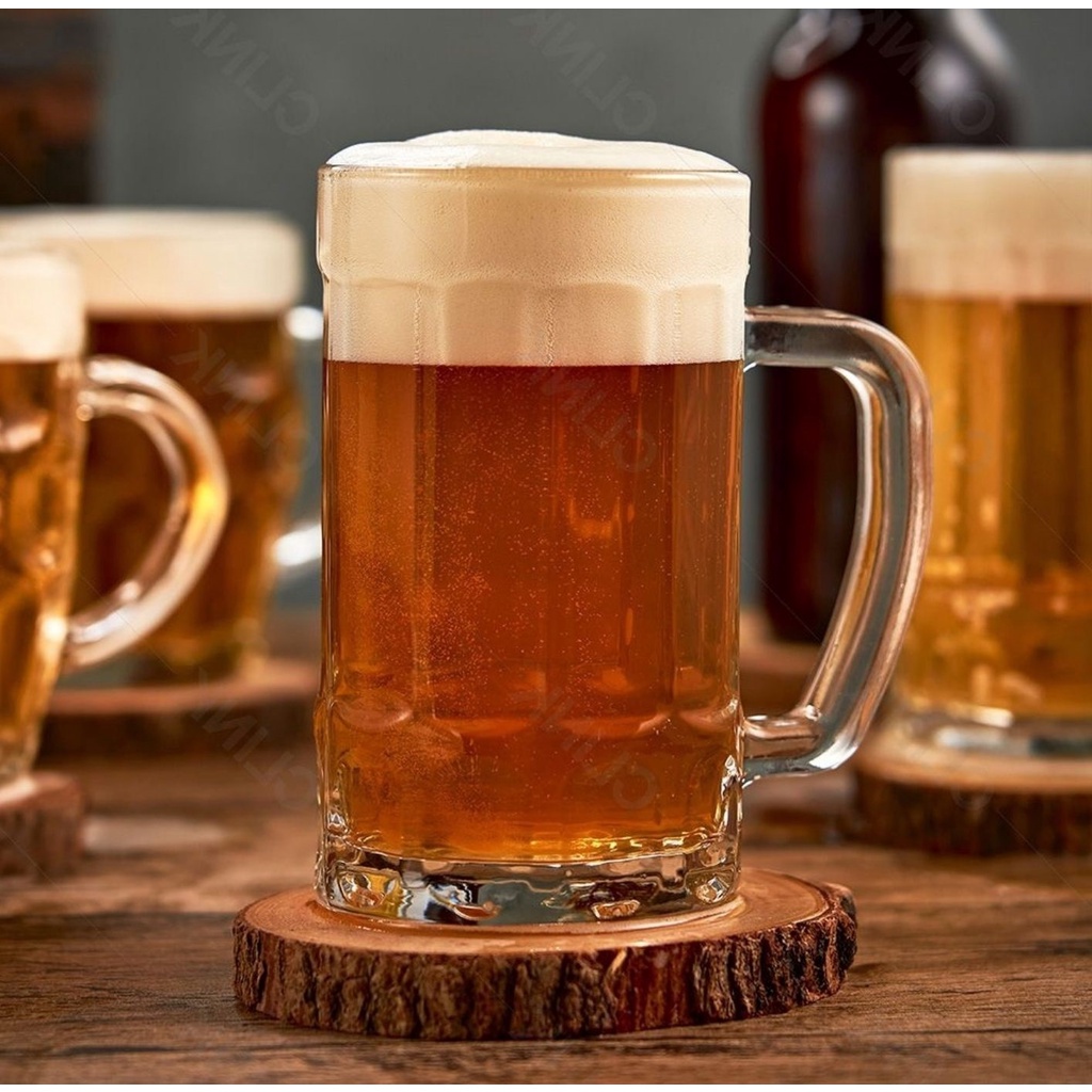 Conjunto 2 Canecas de Chopp Cerveja Vidro 400ml Subzero Zero Grau Para Bar E Restaurante Chop ...