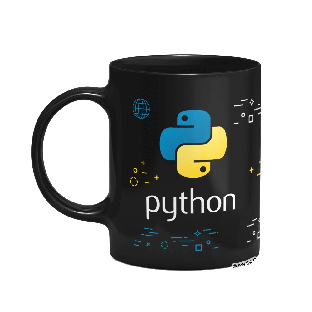 Caneca Dev - Python New - Preta - Faz a Boa!