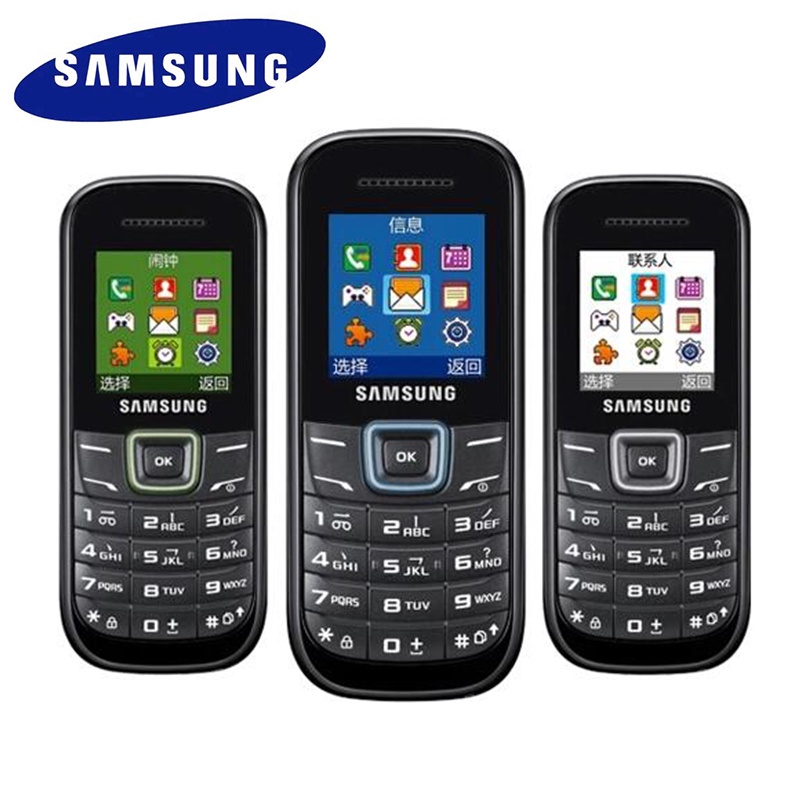 Telefone Celular Original Samsung E1200 GT-1205Y 2G Teclado Para Básico ...