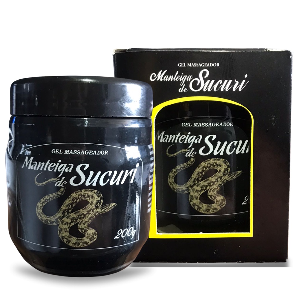 Gel Massageador Manteiga De Sucuri Banha 200g Original - Banha Nectár ...