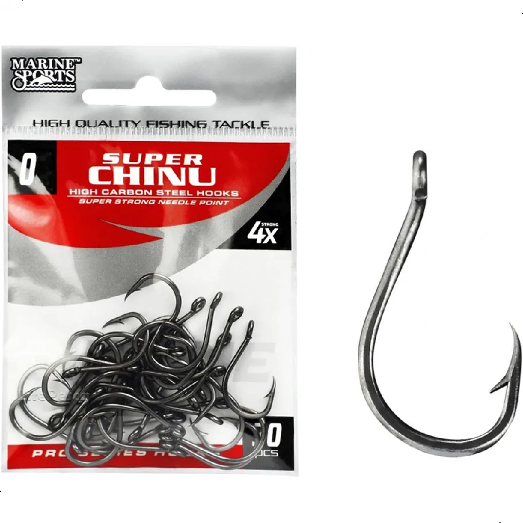 Anzol Marine Sports Super Chinu BlackNickel N°2 Cart.50pçs | Shopee Brasil