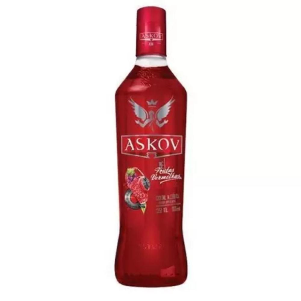 Vodka Askov Frutas Vermelhas 900ml | Shopee Brasil