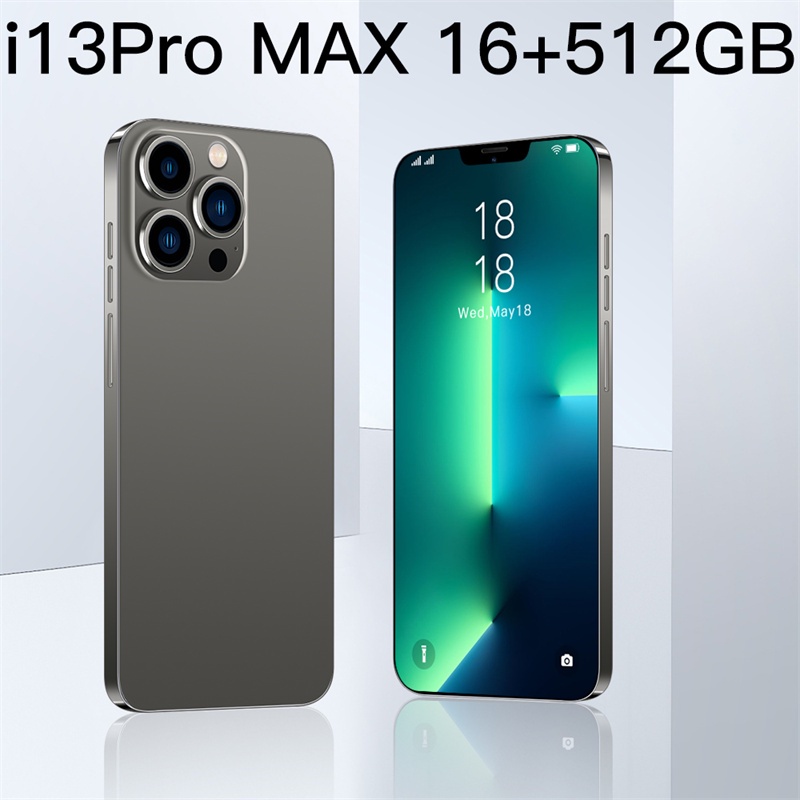 Celular Smartphone i13 Pro Max 16 + 512GB Celular Barato 6,7 Polegadas Celulares Cartão Sim ...