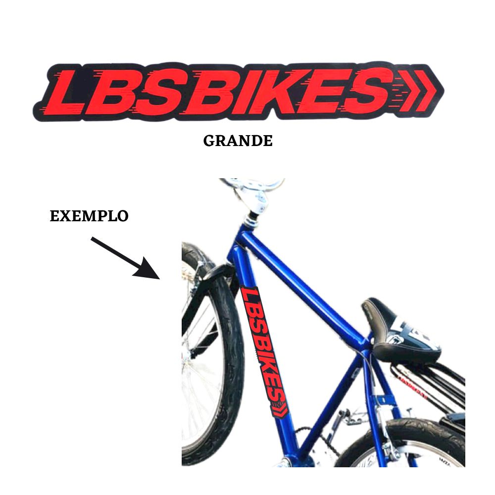 Adesivo LBS Bikes Grande Tampa Quadro 33cm | Shopee Brasil