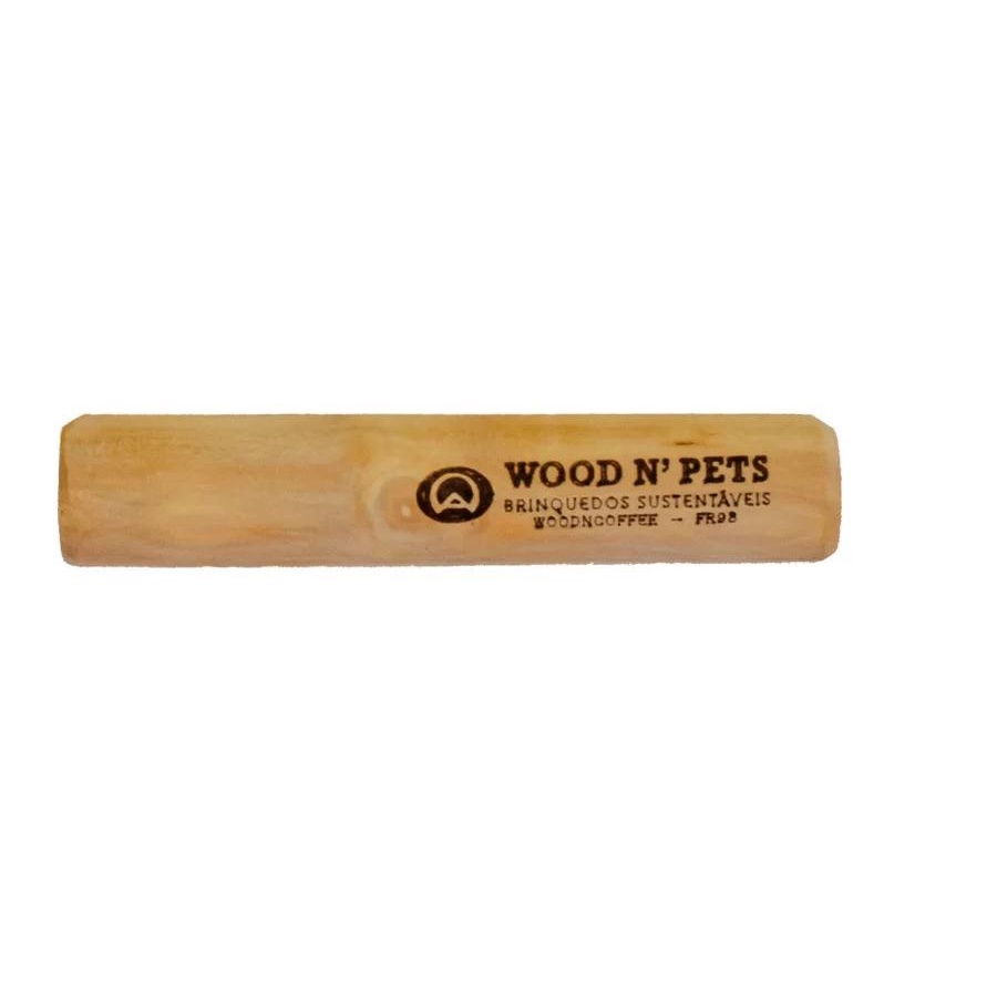 Mordedor Sustentável Rústico Para Cães E Gatos Wood N'pets Pequeno 12cm ...
