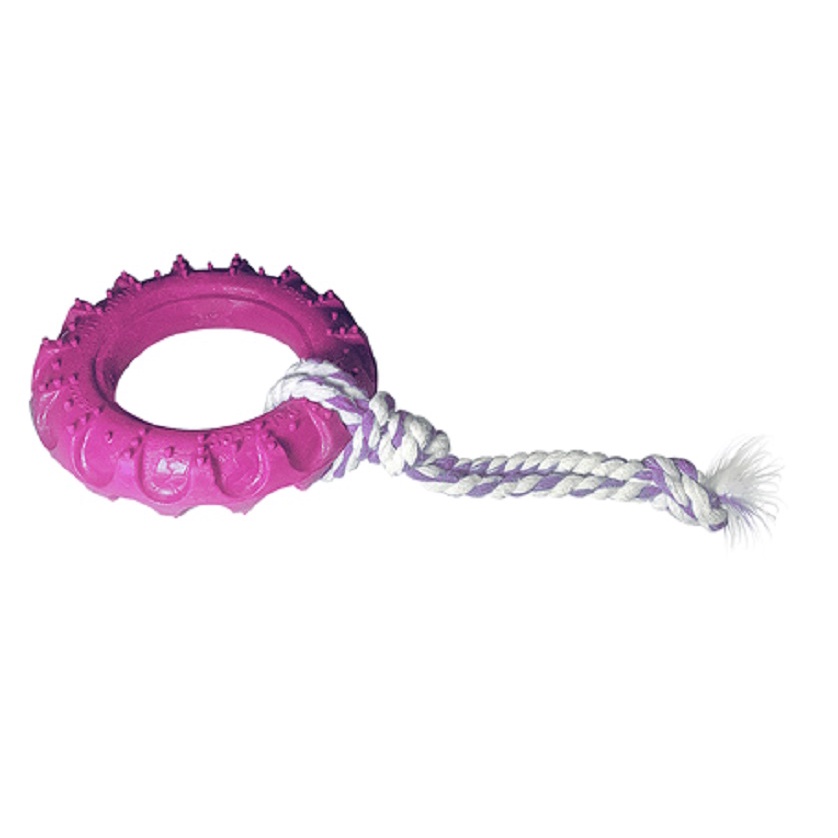 Pneu Furacão Pet Off Road Dog Borracha Corda Rosa N2 | Shopee Brasil