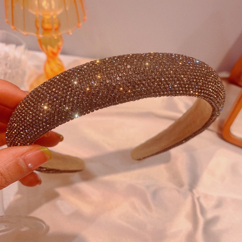 Bandas De Cabelo Rhinestone Para Mulheres Fashion Girls Sparkly Headband Hair Hoop Party ...
