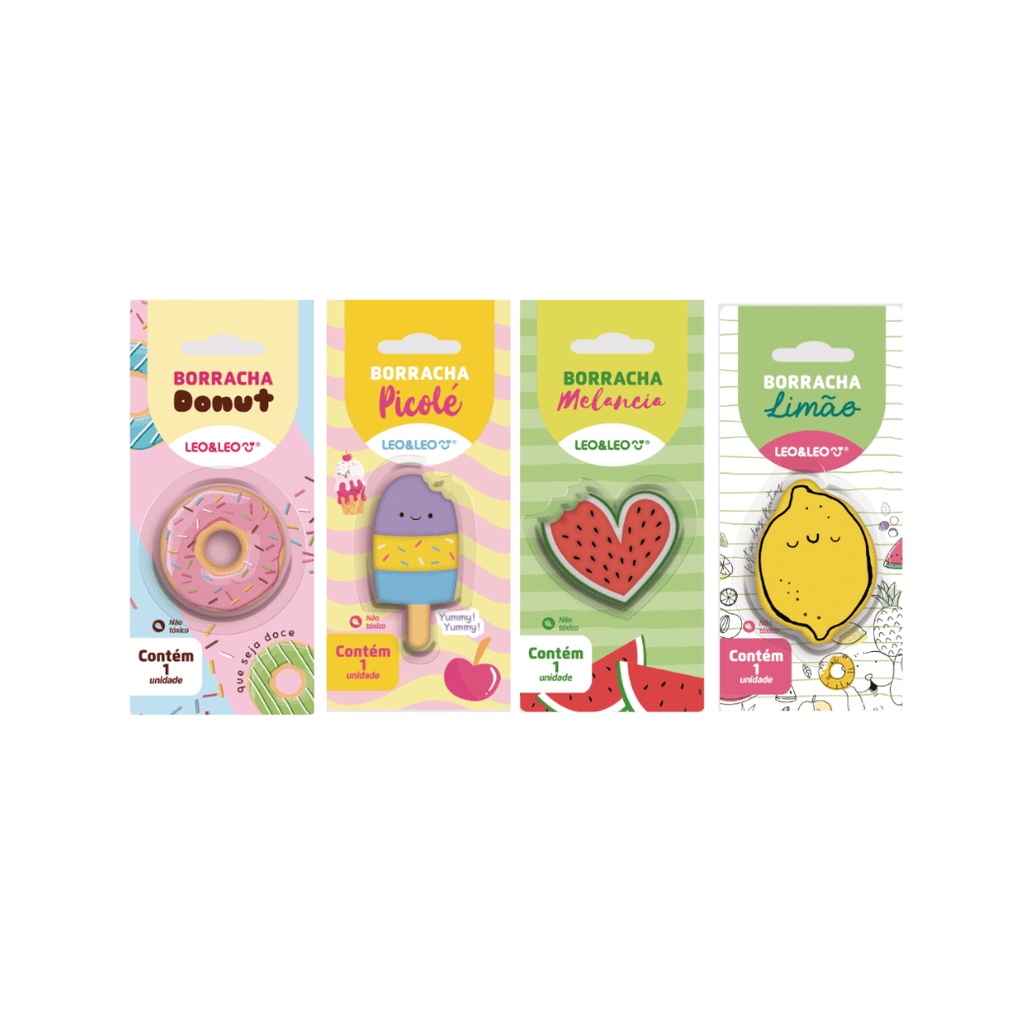 Borracha Food Trends LEO E LEO | Shopee Brasil