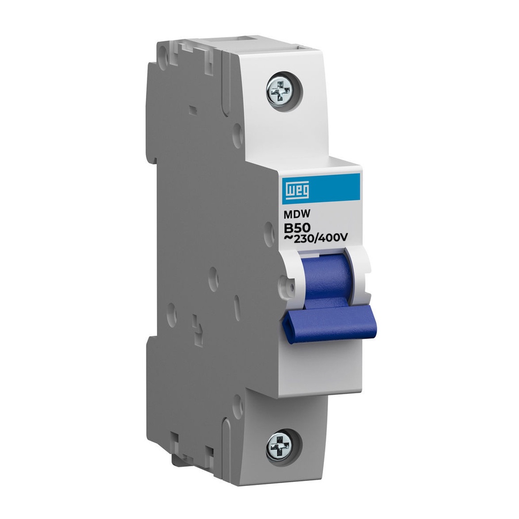 Disjuntor Din Monopolar WEG Curva B 50A | Shopee Brasil