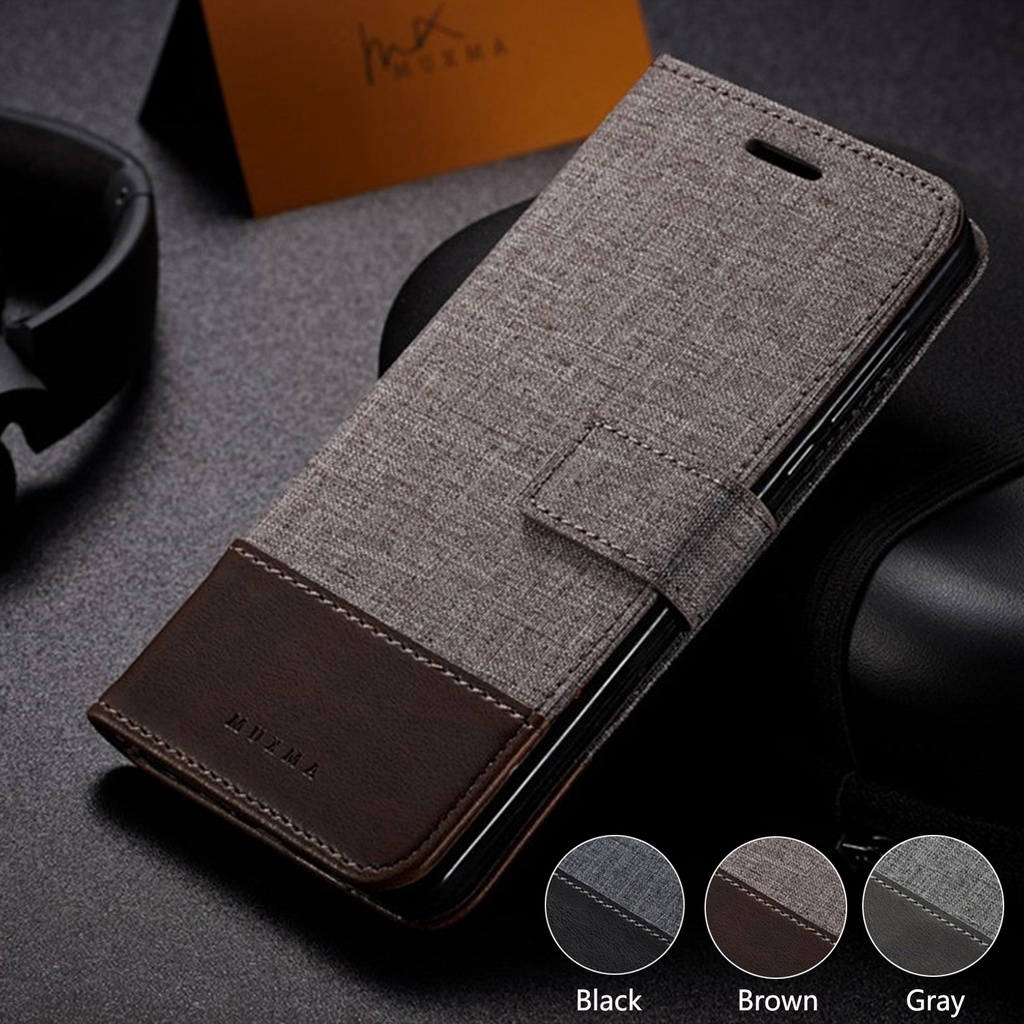 Capa De Couro POCO F3 F4 F5 X5 X4 GT X3 NFC X6 M3 Pro 5G M5s C40 Xiaomi Pocophone F1 Carteira ...