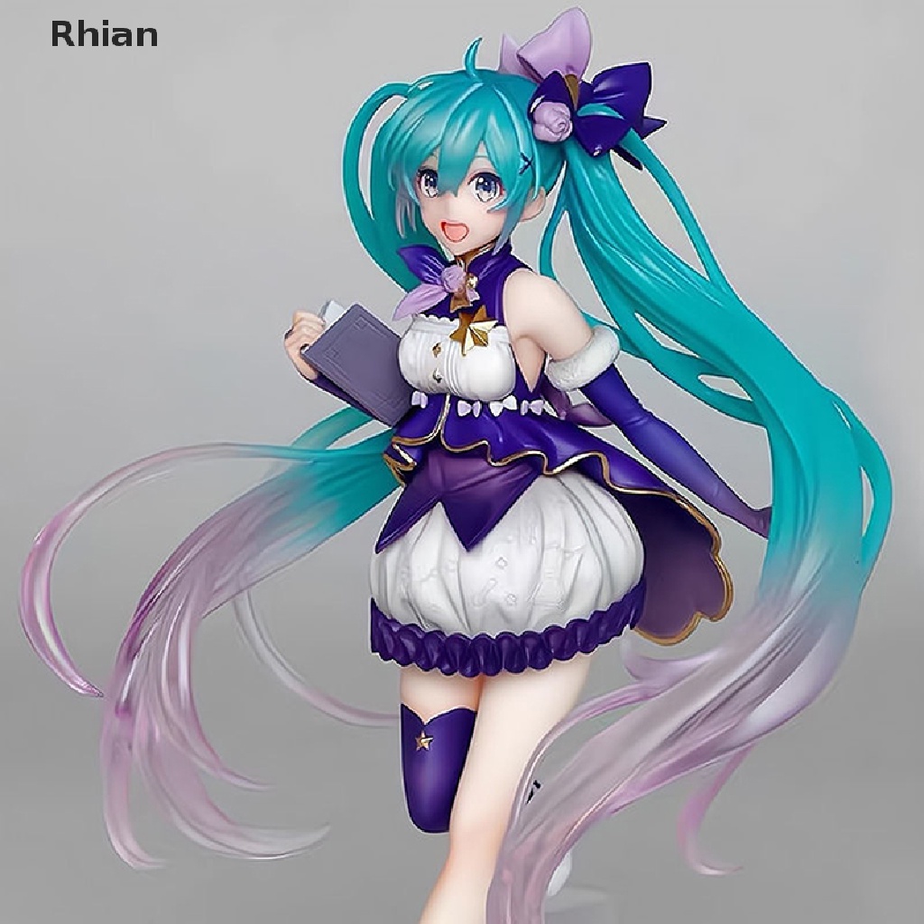 [Rhian] 20Cm Anime Vocaloid Hatsune Miku Ação Figura Coleção Kawaii ...