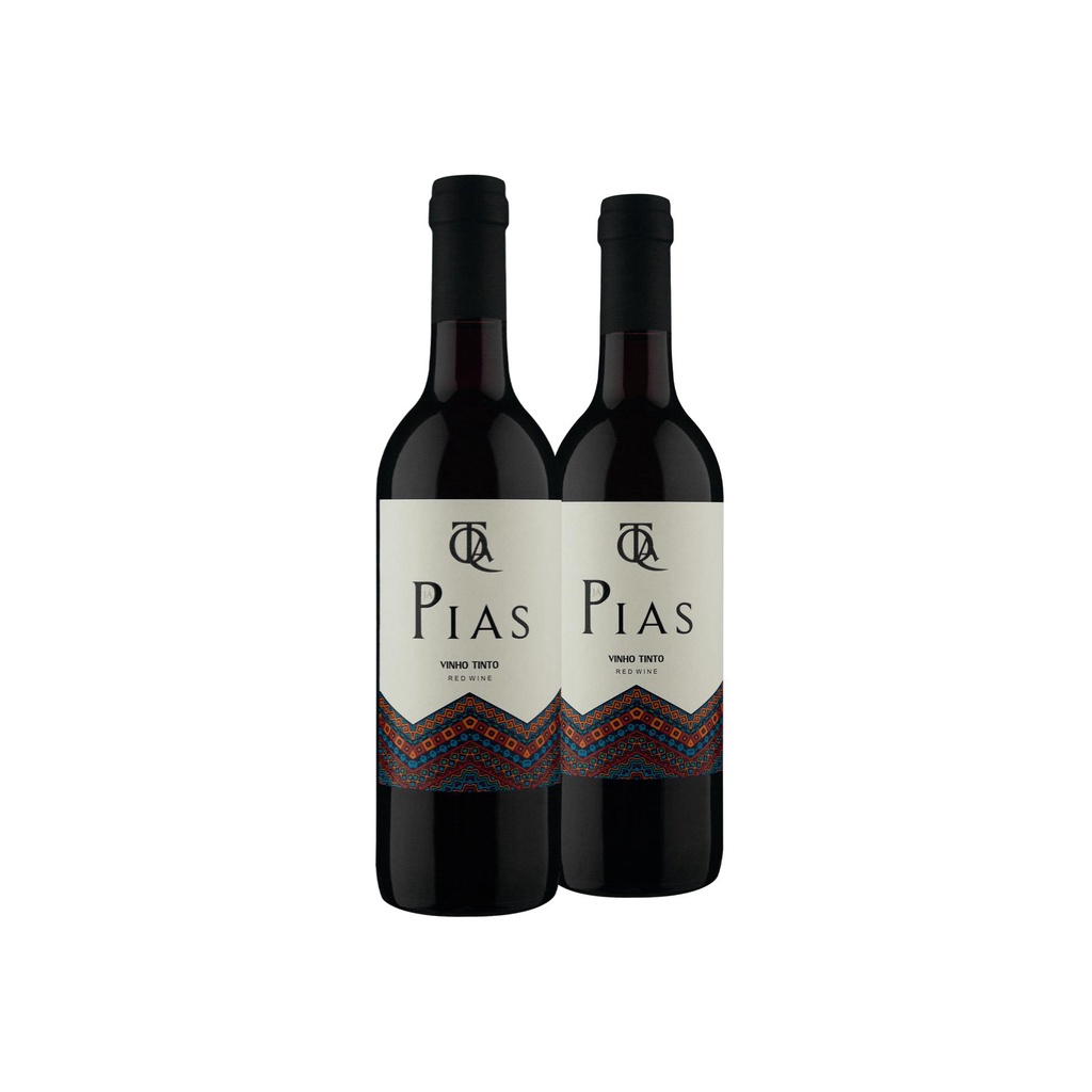 Kit de Vinhos Tintos Portugueses Já Pias 375ml 2 Garrafas | Shopee Brasil