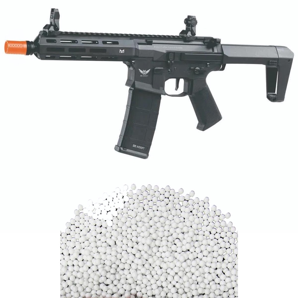 Rifle Elétrico Airsoft M904G Bradok - De Armory + BBs 0,12 | Shopee Brasil