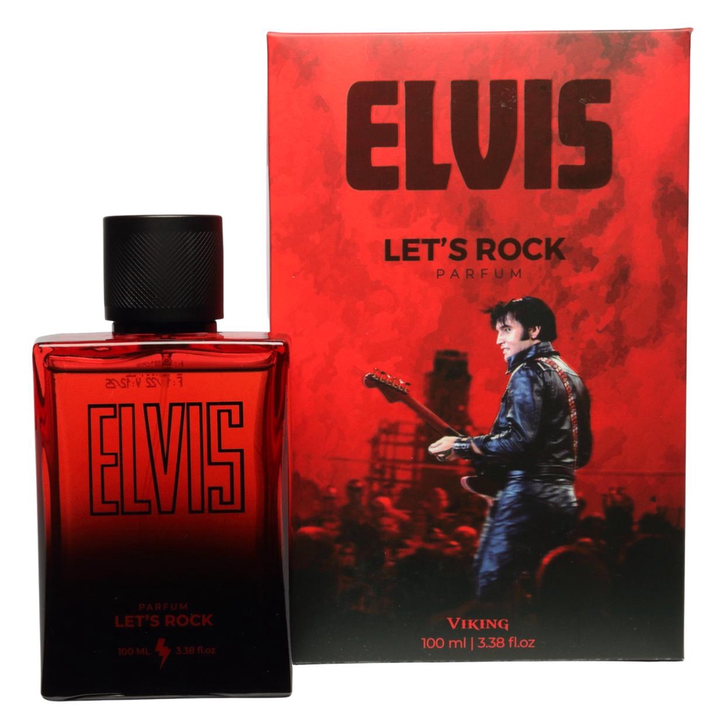 Perfume Masculino Lets Rock Elvis Presley Parfum Viking 100ml | Shopee ...