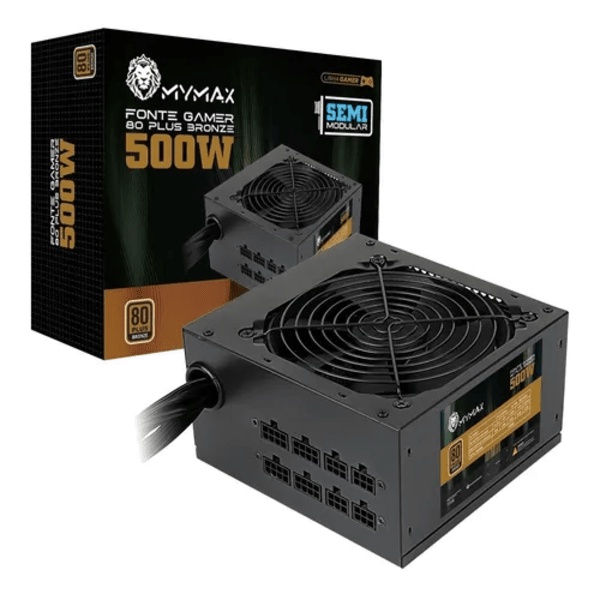 Fonte Mymax ATX 500W Modular 80 Plus Bronze (MPSU/FP500W) | Shopee Brasil