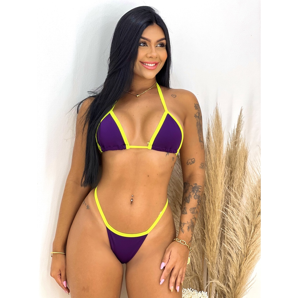Biquini Marquinha De Fita Fio Shopee Brasil