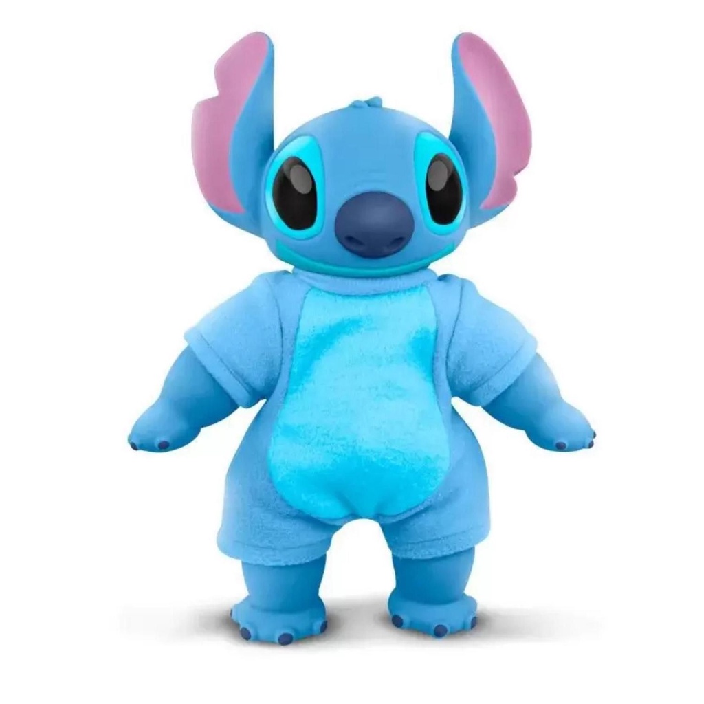 Boneco Stitch Baby 28Cm Com Acessórios Presente Brinquedo Dia Das ...
