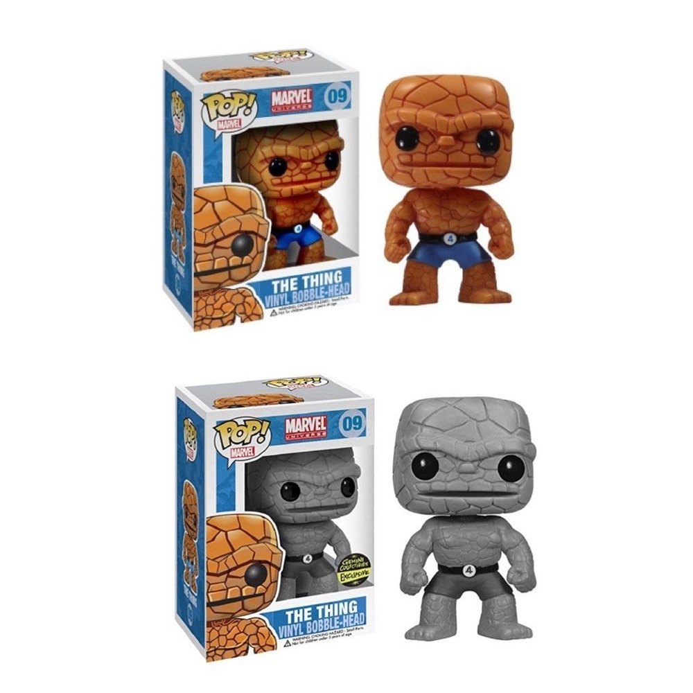 Funko Pop 09 Marvel Universe Fantastic Four The Thing Action Figure ...