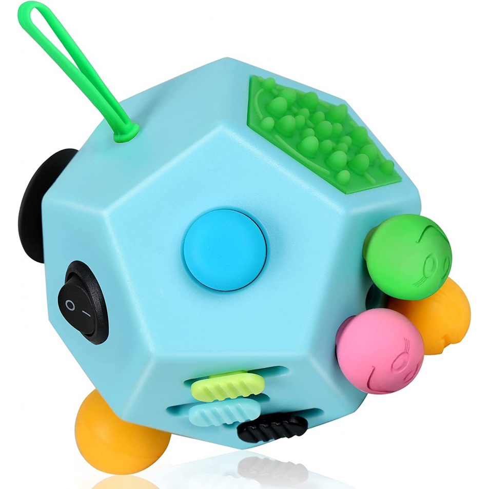 Fidget Dodecagon-12-Side Cube Alivia O Estresse E A Ansiedade Cubo Anti ...