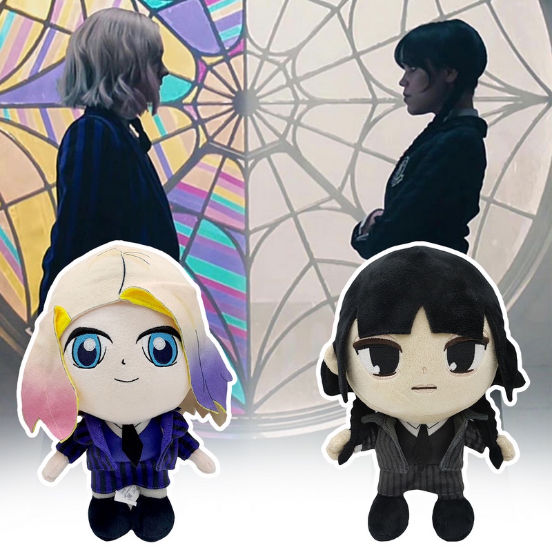 New Wednesday Addams Enid Sinclair Cartoon Plush Doll Wolf Girl Stuffed ...