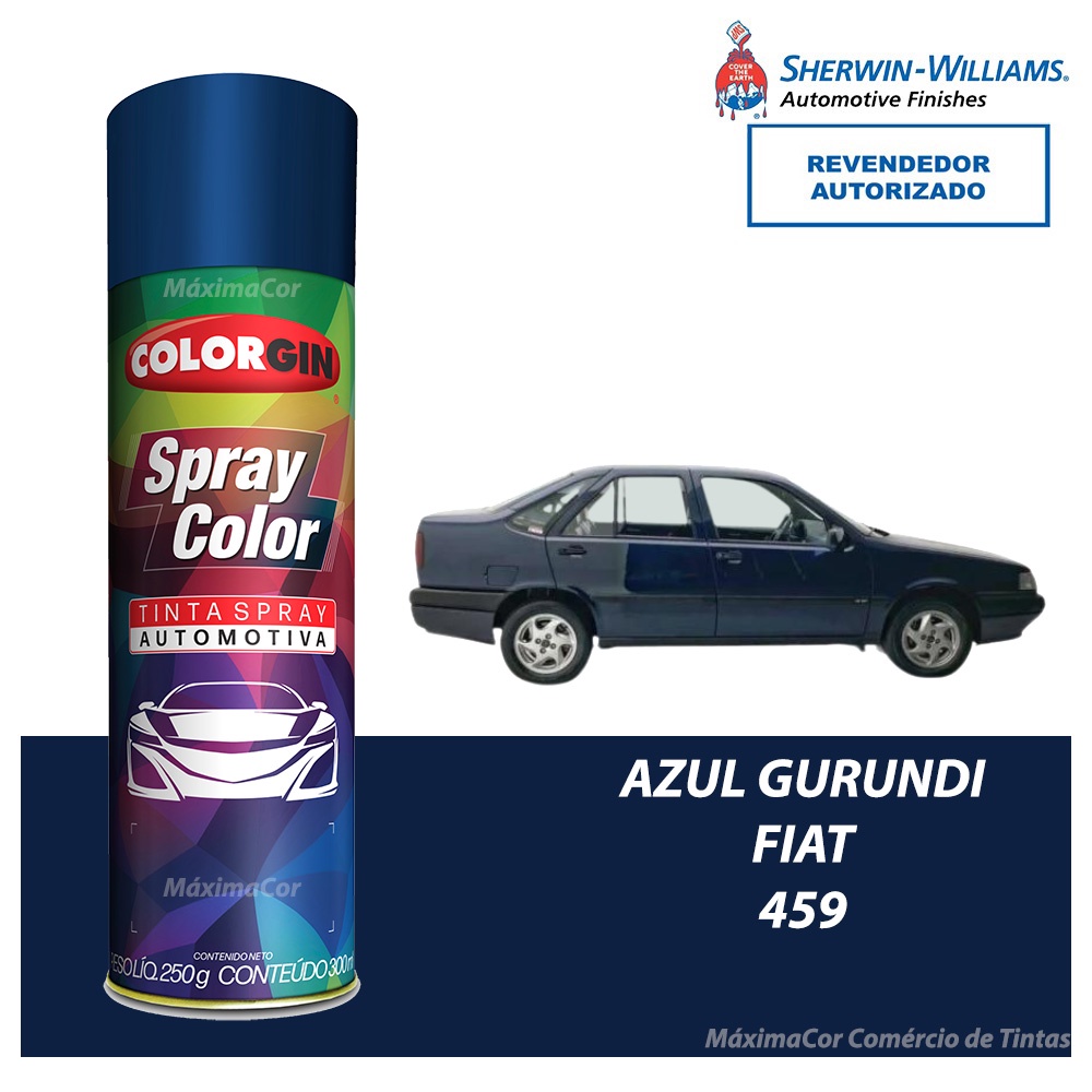Tinta Spray Automotivo Azul Gurundi Perolizado FIAT 300ml | Shopee Brasil