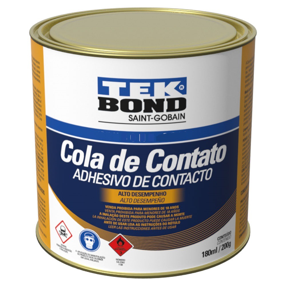 Cola De Contato (sapateiro) 200g - Tekbond | Shopee Brasil