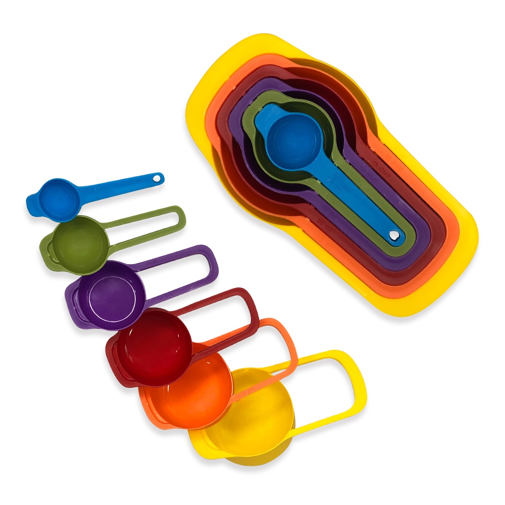 Conjunto Kit Medidor 6 Peças Colheres Xícaras - Kit 6 Medidores de ...