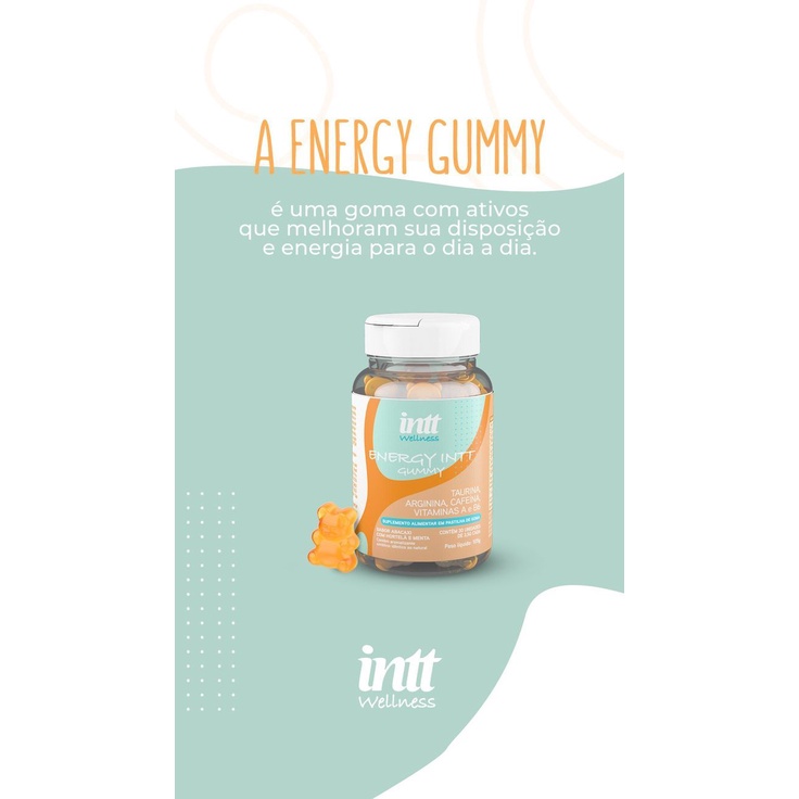 Energy Gummy Wellness Suplemento Alimentar Intt 30 Gomas | Shopee Brasil