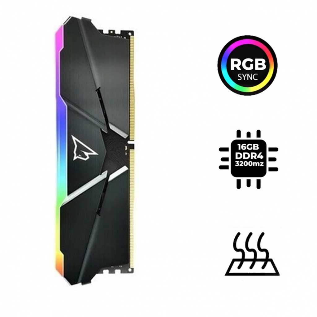 Memoria Ram Ddr4 Rgb 16gb (1x16gb) Netac Shadow 3200mhz | Shopee Brasil