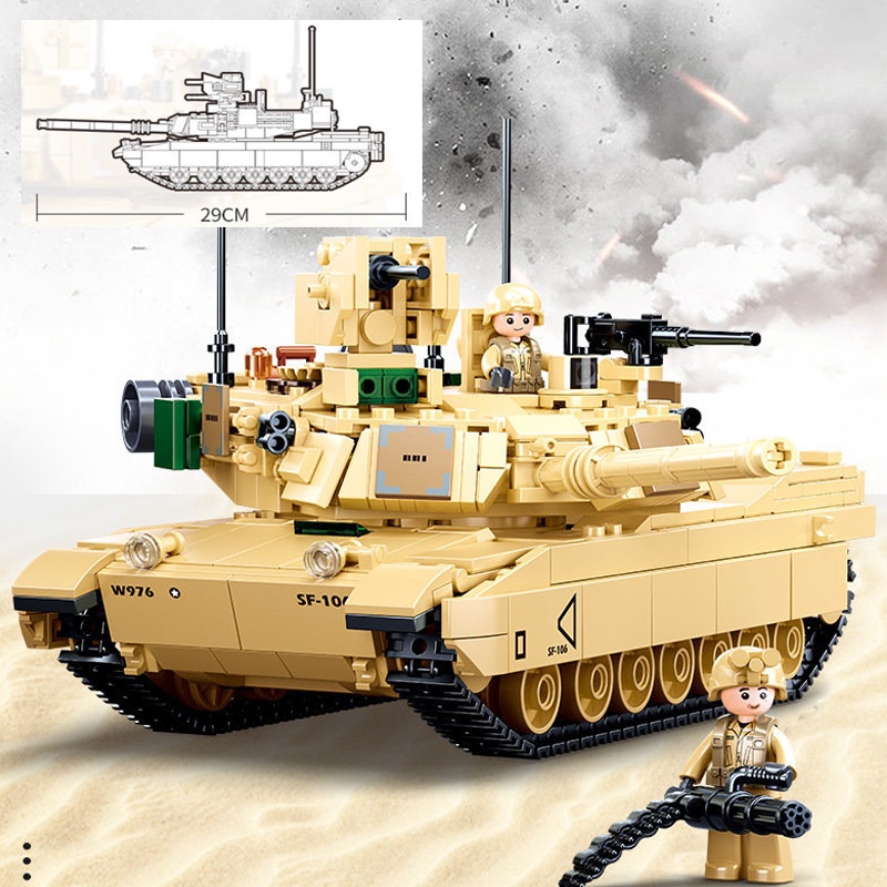 [Todos Os Modelos M1A2 Batalha Principal Tanque Pesado MOC Veículos ...